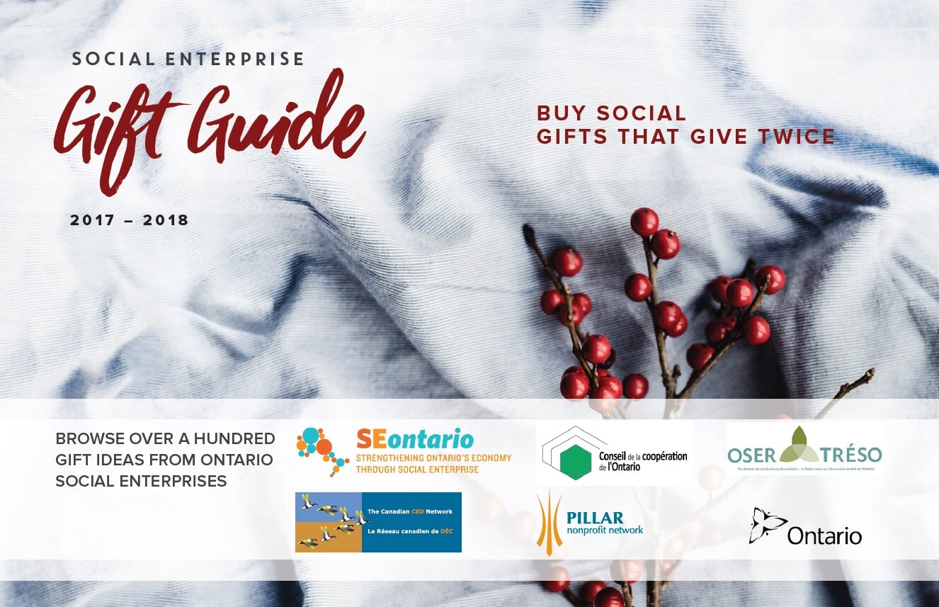 Socent gift guide flyer 2017 (1) - Social Enterprise Ontario
